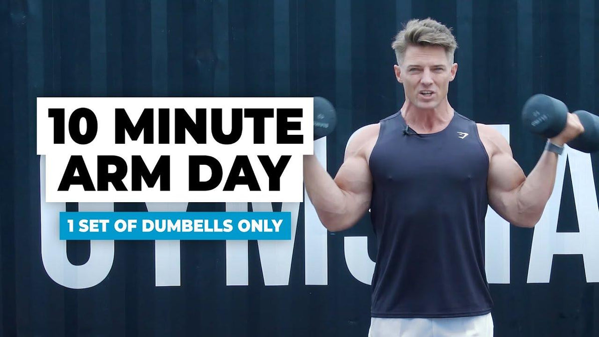 10-Minute Dumbbell Arm Finisher — Fast Biceps & Triceps