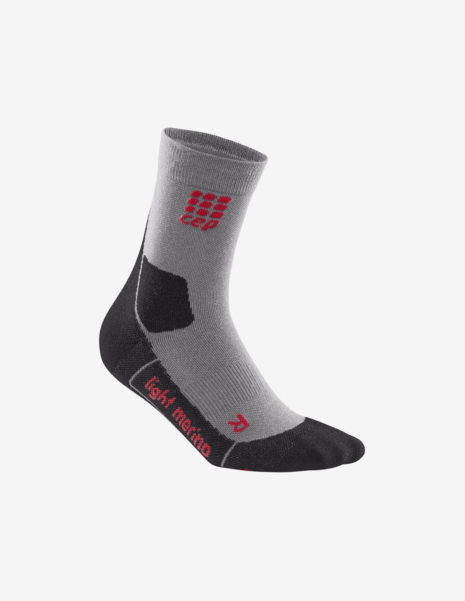 Merino Mid-Cut Socks Volcanic Dust | CEP Compression | Guru Muscle