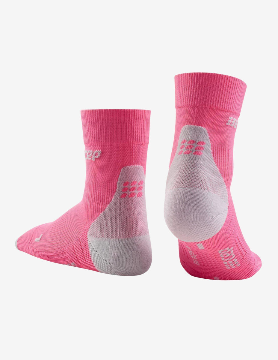 CEP Socks Short Cut 3.0 Pink/Grey | CEP Compression | Guru Muscle