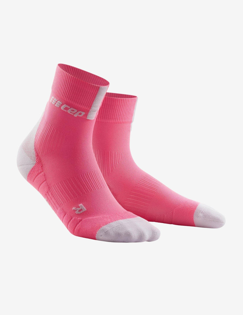 CEP Socks Short Cut 3.0 Pink/Grey | CEP Compression | Guru Muscle