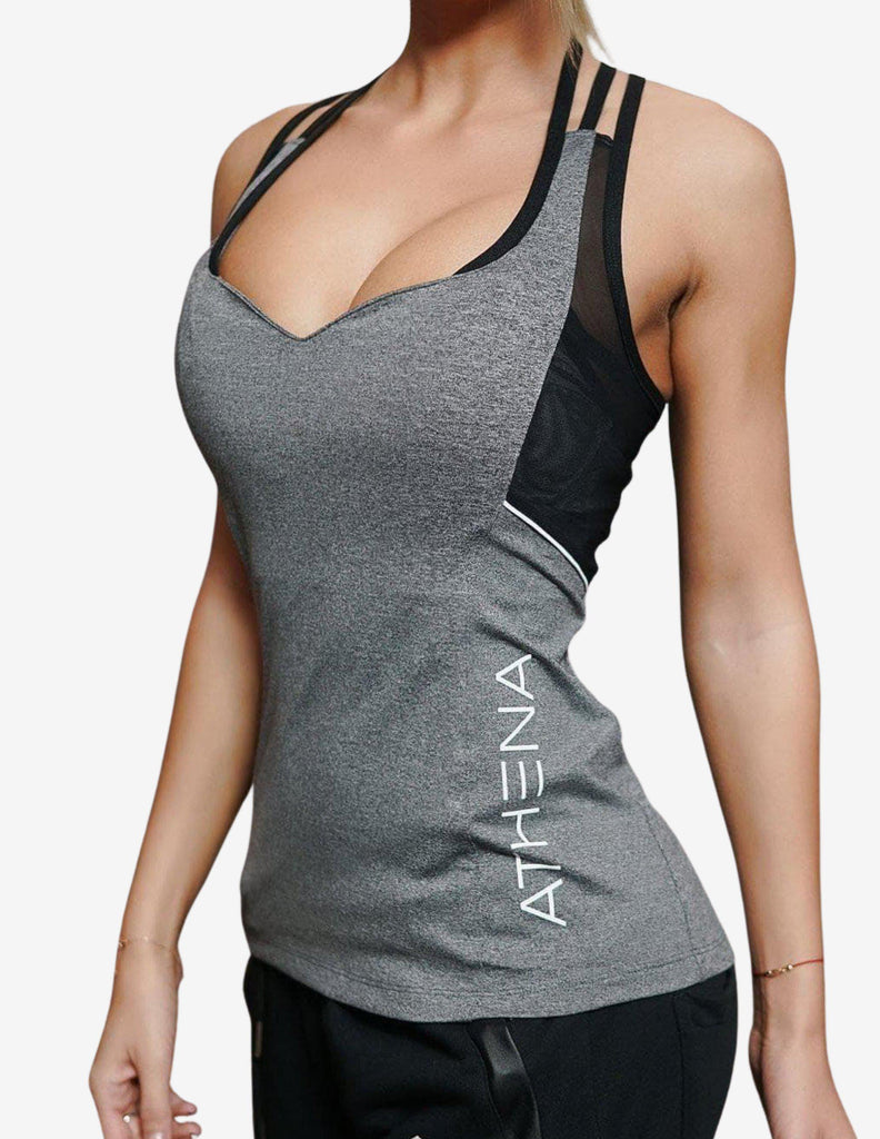 Ceto grey Tank | Body Engineers | Guru Muscle