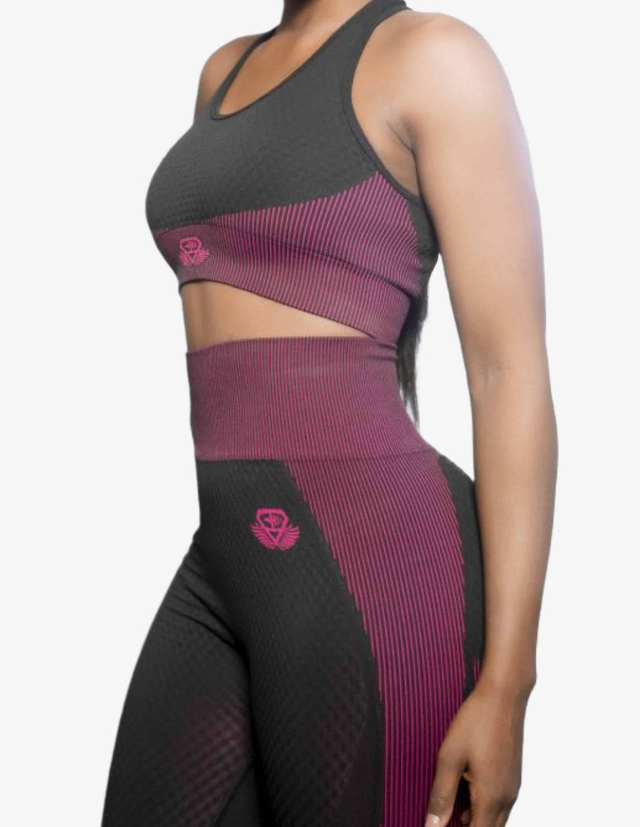 DOMINA Seamless BRA – BLACK FUCHSIA | Body Engineers